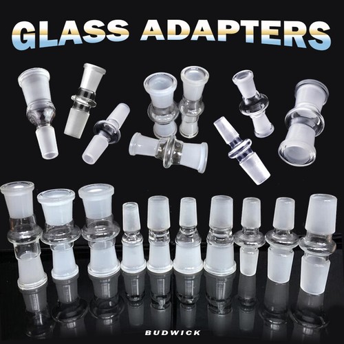 Tapered Glass Adapters 18mm & 14mm Male & Female Any Combo FAST FREE ...
