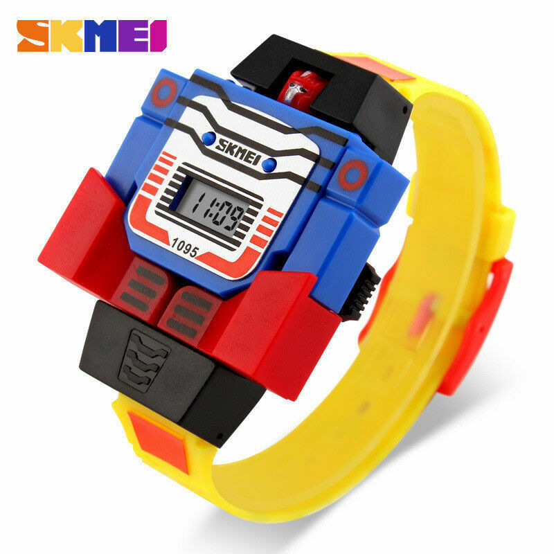 SKMEI Children Watch Kids Cartoon Digital Wristwatch Soft Band Watches ...