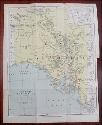 Other - Beautiful Map In Color 1893 8
