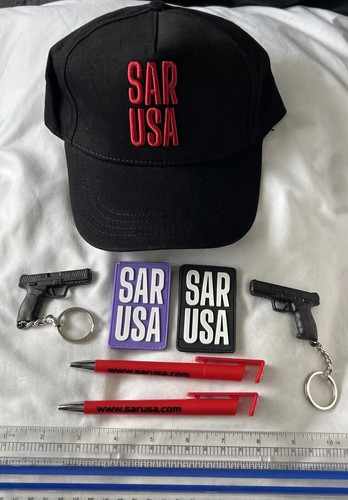 SAR USA PVC Morale Hat, Patches, Pens, Shot Show NEW SAR9 Keychains | eBay