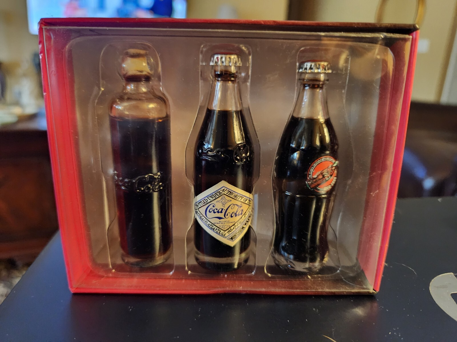 RARE Coca Cola 100th Anniversary Miniature Bottle Set #712 Of 5000!! | eBay