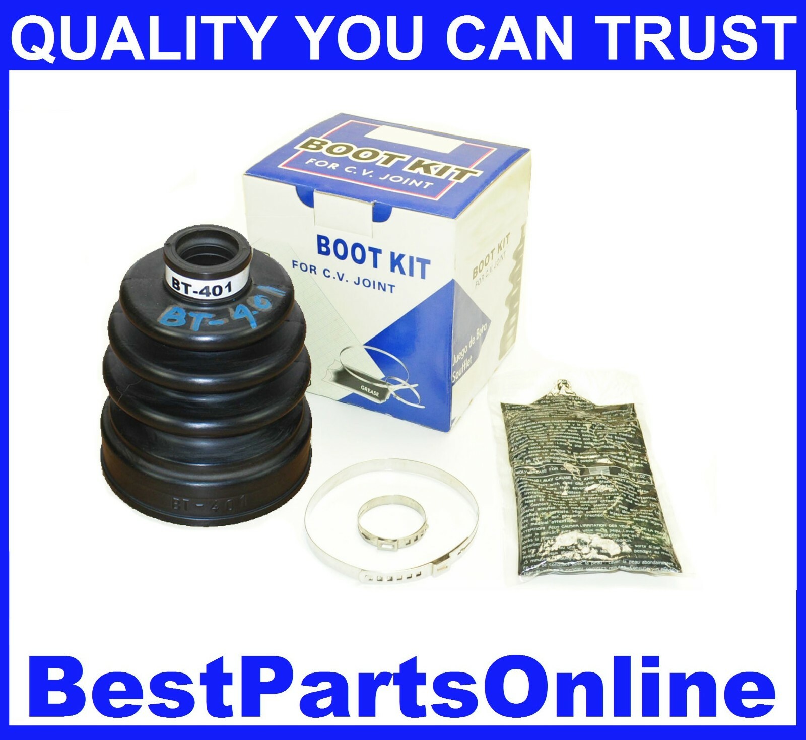 ATV CV Axle Boot Repair Kit for Kawasaki Mule 3010 2001-2008 4x4 620cc ...