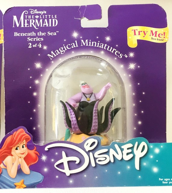 Disney Little Mermaid Magical Miniatures Ursula Figure Under The Sea ...