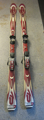 Skis K2 Red Omni 5.5 167cm shaped , Bindings Adj. Marker MOD 11.0, Axis ...