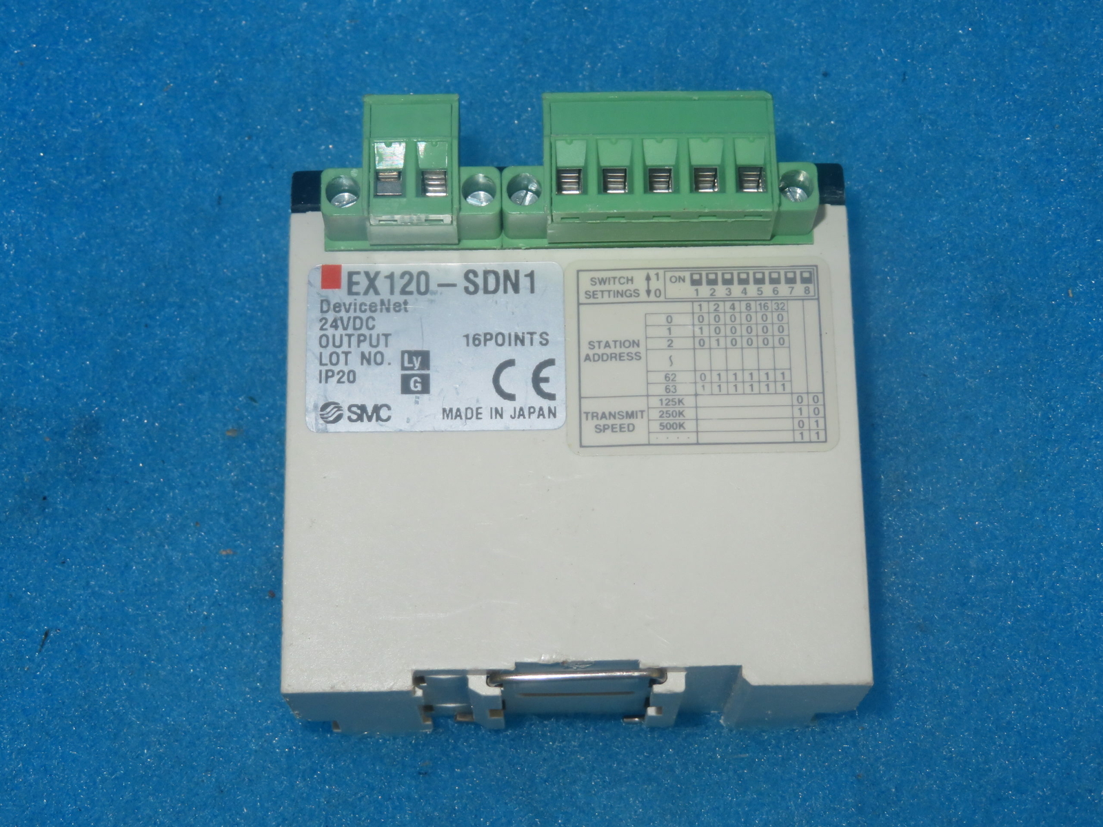 LOT OF 2 SMC EX120-SDN1 16Point DeviceNet Module + 1 Year Warranty | eBay