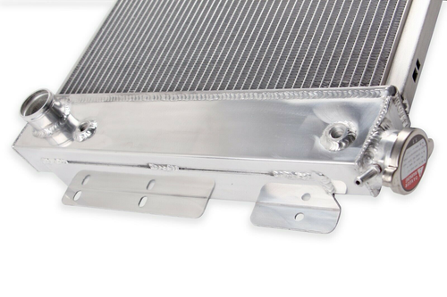 3 Row Aluminum Radiator FIts 1967-1969 Chevy Camaro Pontiac Firebird L6 ...