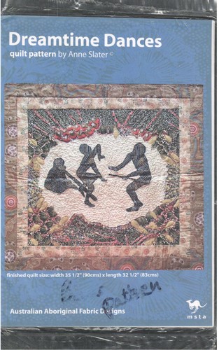 Dreamtime Dances Quilt Sewing Pattern Wall Hanging Mime Dance Rituals ...