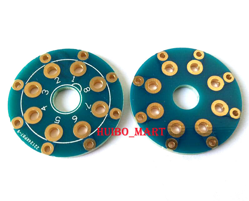 10 pc small PCB for CMC EIZZ 8 pins tube socket adapter 8 pin KT88 EL34 ...