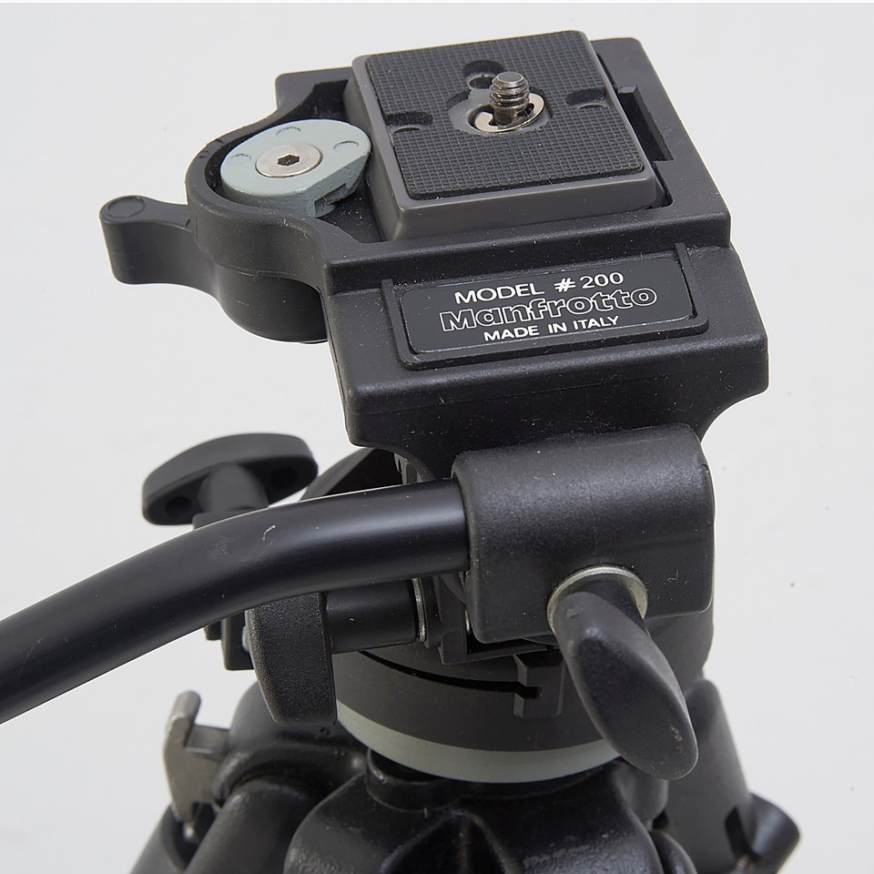 MANFROTTO #ART 190 TRIPOD With MANFROTTO #200 HEAD Max Height 150cm 2 ...