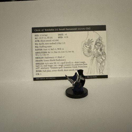 DND Cleric of Yondalla #2 Miniatures Harbinger - Singles | eBay