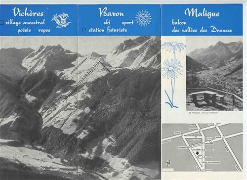 Vicheres Bavon Maligue Brochure Switzerland 1960's | eBay