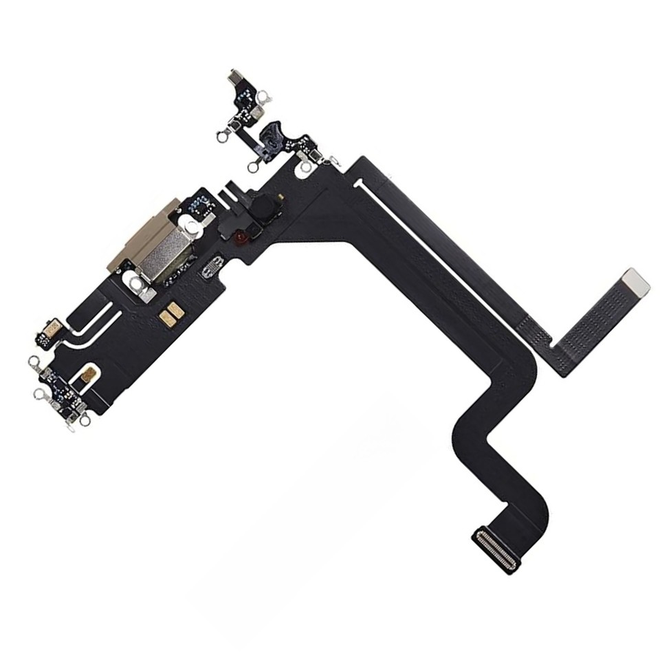 Charging Port Microphone Interface Flex Cable Replacement For iPhone 14 ...