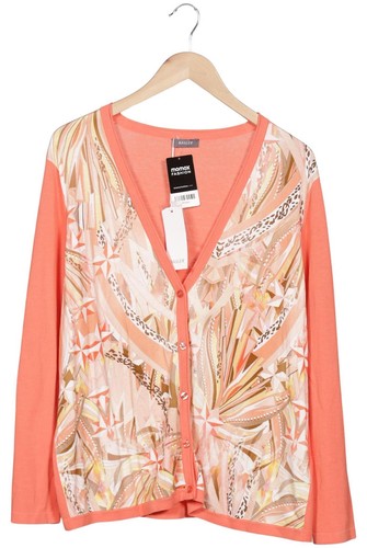 Basler Strickjacke Damen Cardigan Jacke Gr. EU 48 Baumwolle Orange # ...