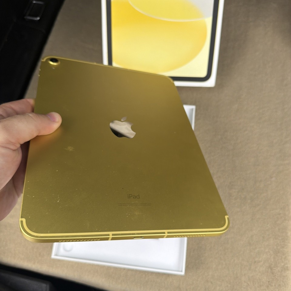 Apple iPad 10th Gen 10.9" A2757 64GB Wi-Fi + Cellular - Yellow (Grade A ...