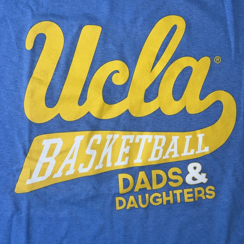 UCLA Bruins Basketball Cursive Scrip Logo Dads & Daughters Shirt Medium ...