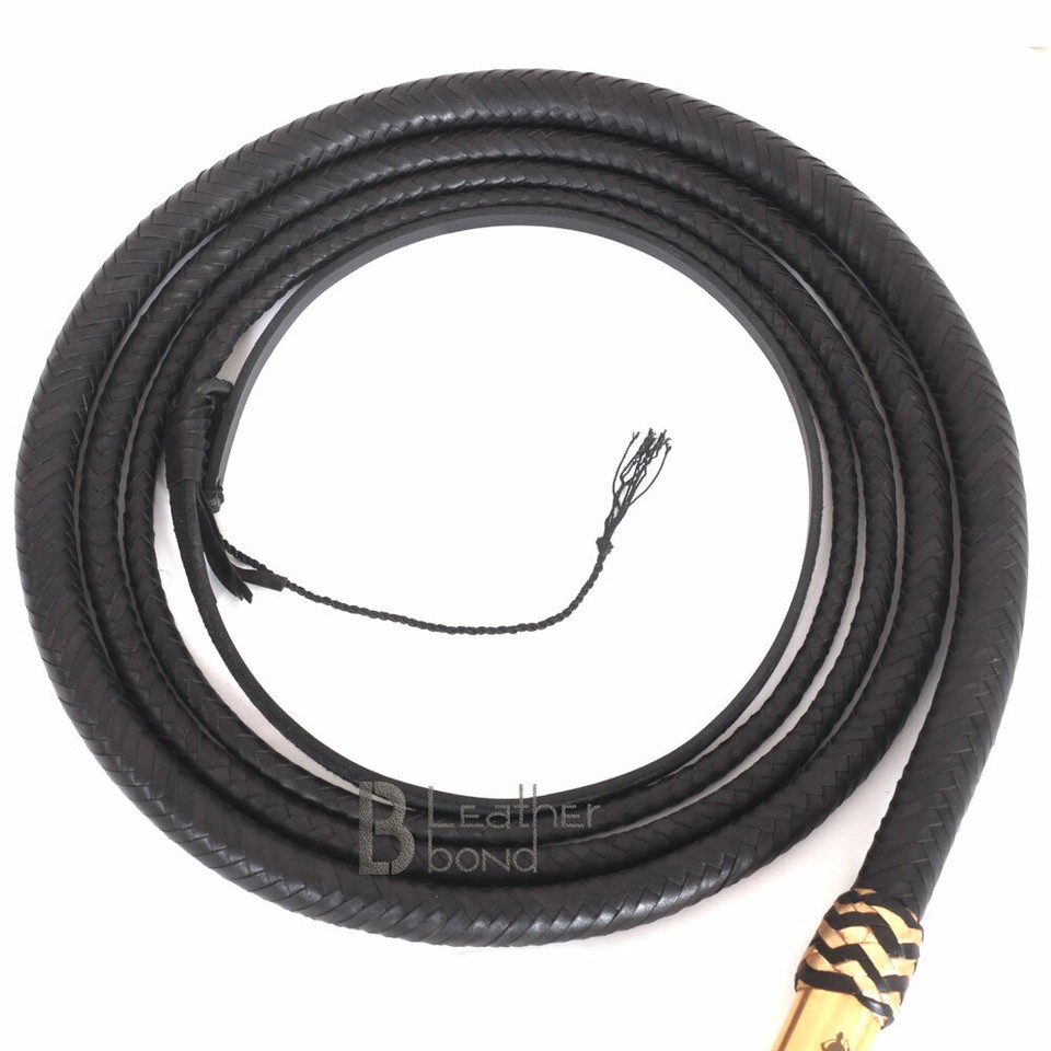 Kangaroo Hide Leather 06 to 16 Feet 16 Plaits Bull Whip Indy Target ...