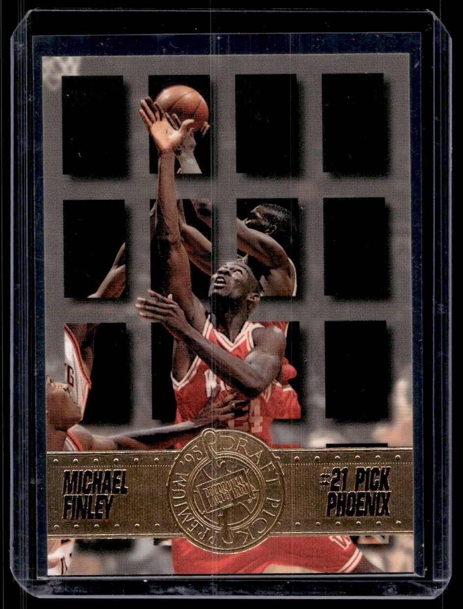 1995-96 Press Pass Premium Draft Picks Michael Finley Rookie G28 ...