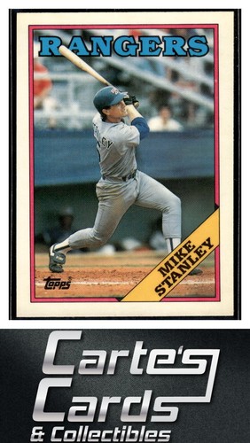 Mike Stanley 1988 Topps Tiffany #219 Texas Rangers | eBay