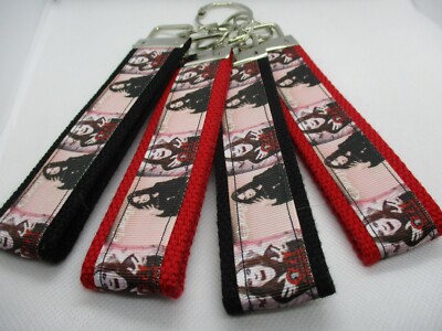 Ozzy Osbourne Ribbon on Strong Webbing Key Fob Keychain Wristlet (Rock ...