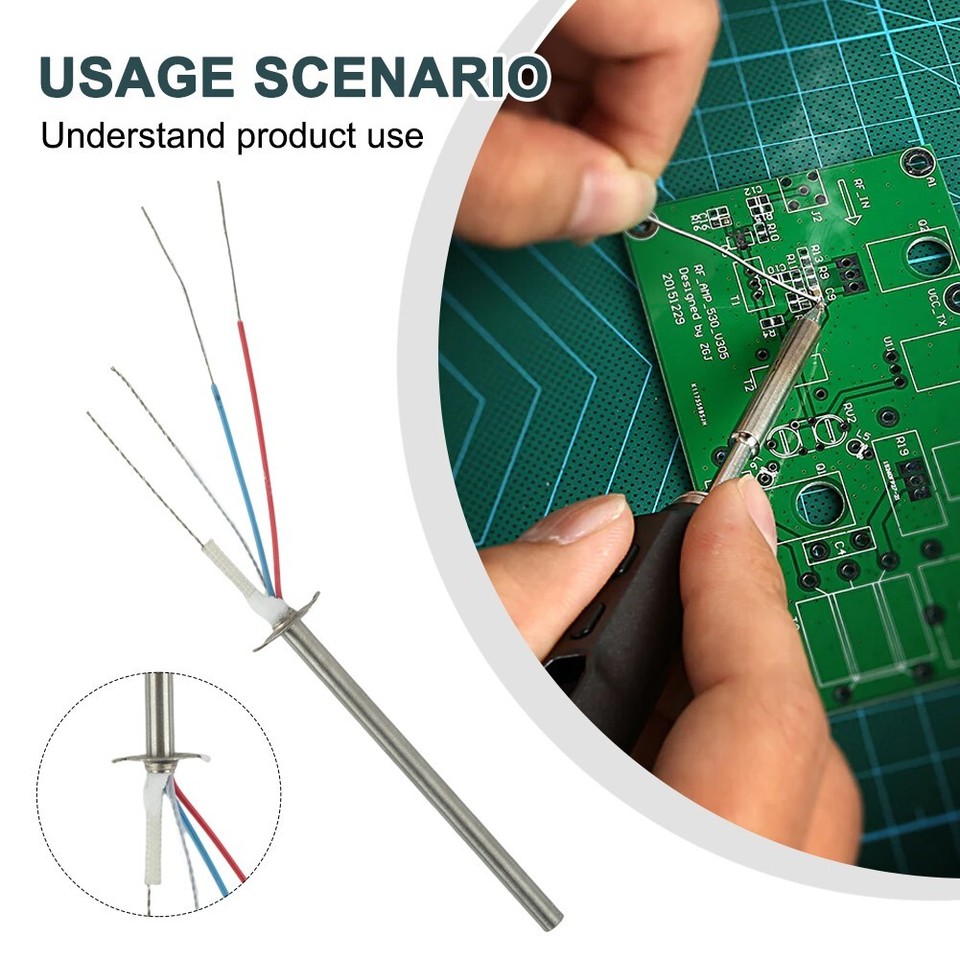 Soldering Iron Core Heater Metal Ceramic Heating Element for Rework ...