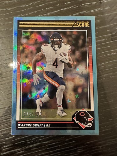 2024 Score - Blue Star /399 - Deandre Swift #227 - Chicago Bears ...