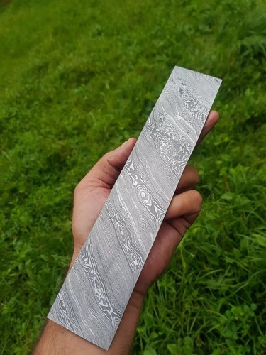 HANDMADE DAMASCUS STEEL BLANK BILLET TWIST PATTERN FOR KNIFE MAKING | eBay