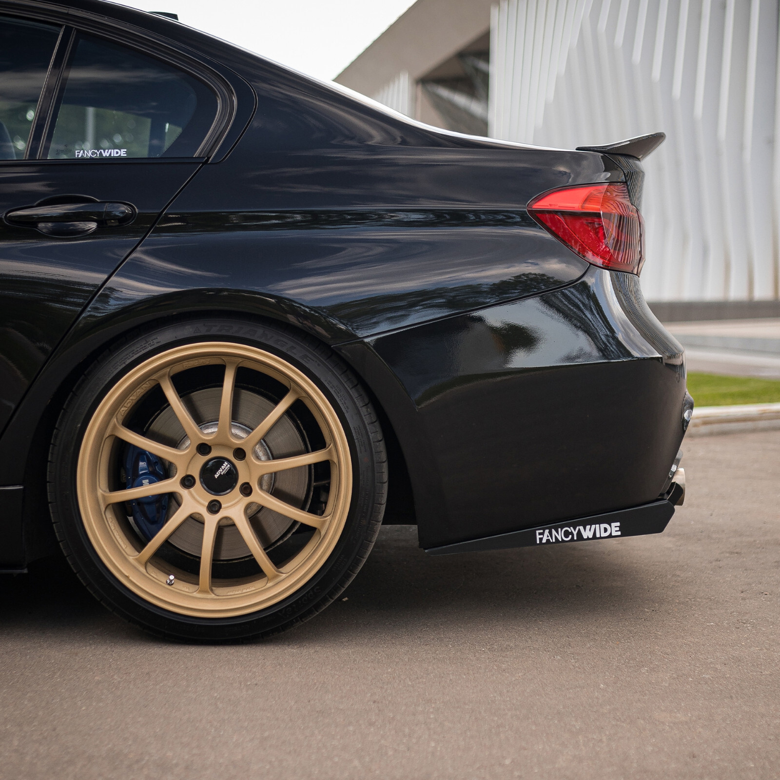 BMW F30 335 - Rear Bumper Extensions for Diffuser Canards F31, 335i ...