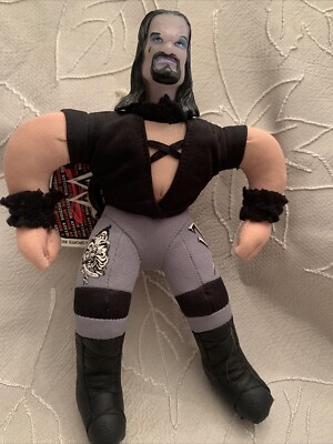 1999 the undertaker Titan Sports 8" Keychain Plush WWF WWE Mischief ...