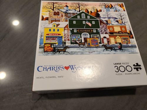Charles Wysocki Meats, Flowers, Hats 300 Large Piece Puzzle New Buffalo ...