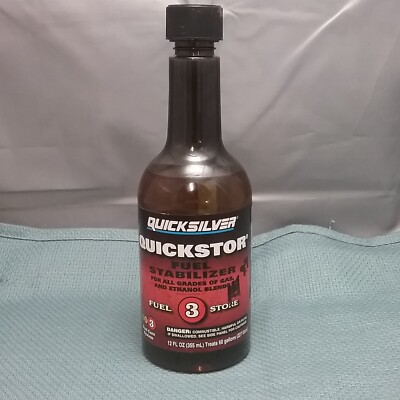 NEW QUICKSILVER 8M0047922 QUICKSTOR FUEL STABILIZER 12OZ. | eBay