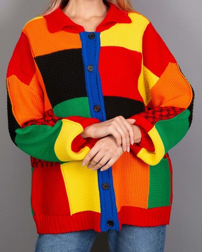 Harry Styles Cardigan JW Anderson cardigan Harry Styles Patchwork | eBay