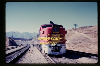 Santa Fe ATSF Alco at Cajon Pass California in 1959, Original Slide ...