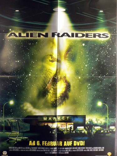 Alien Raiders - Carlos Bernard - Courtney Ford - Videoposter A1 84x60cm ...