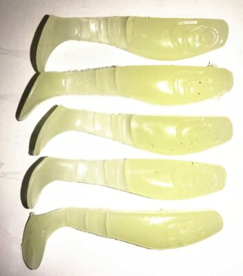 5 Pcs 3 inch Soft Plastic Bait Fishing Lures Baits Swimbaits Fishing ...