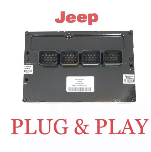 2007 Jeep Wrangler 3.8L ECM PCM ECU Engine Computer Plug & Play ...