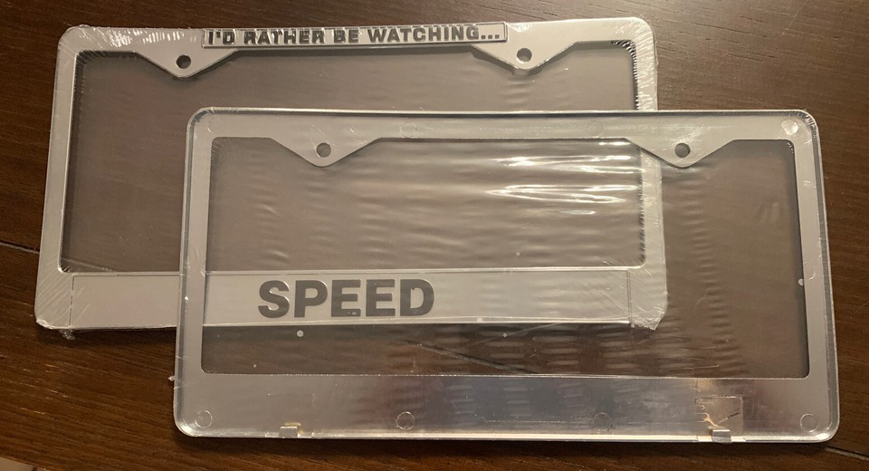 2x Cable Television Speed Channel Network Promo License Plates Metal ...