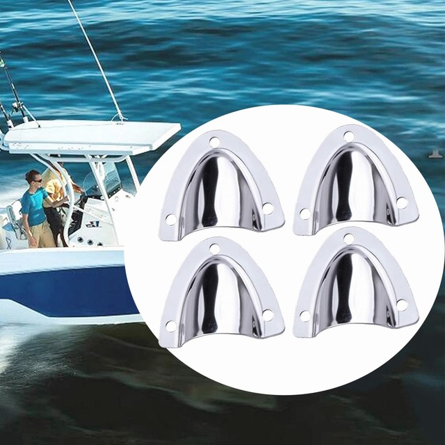 2x 16 Inch Grab Handle Stainless Steel Handrail Oval Marine Boat Hand ...
