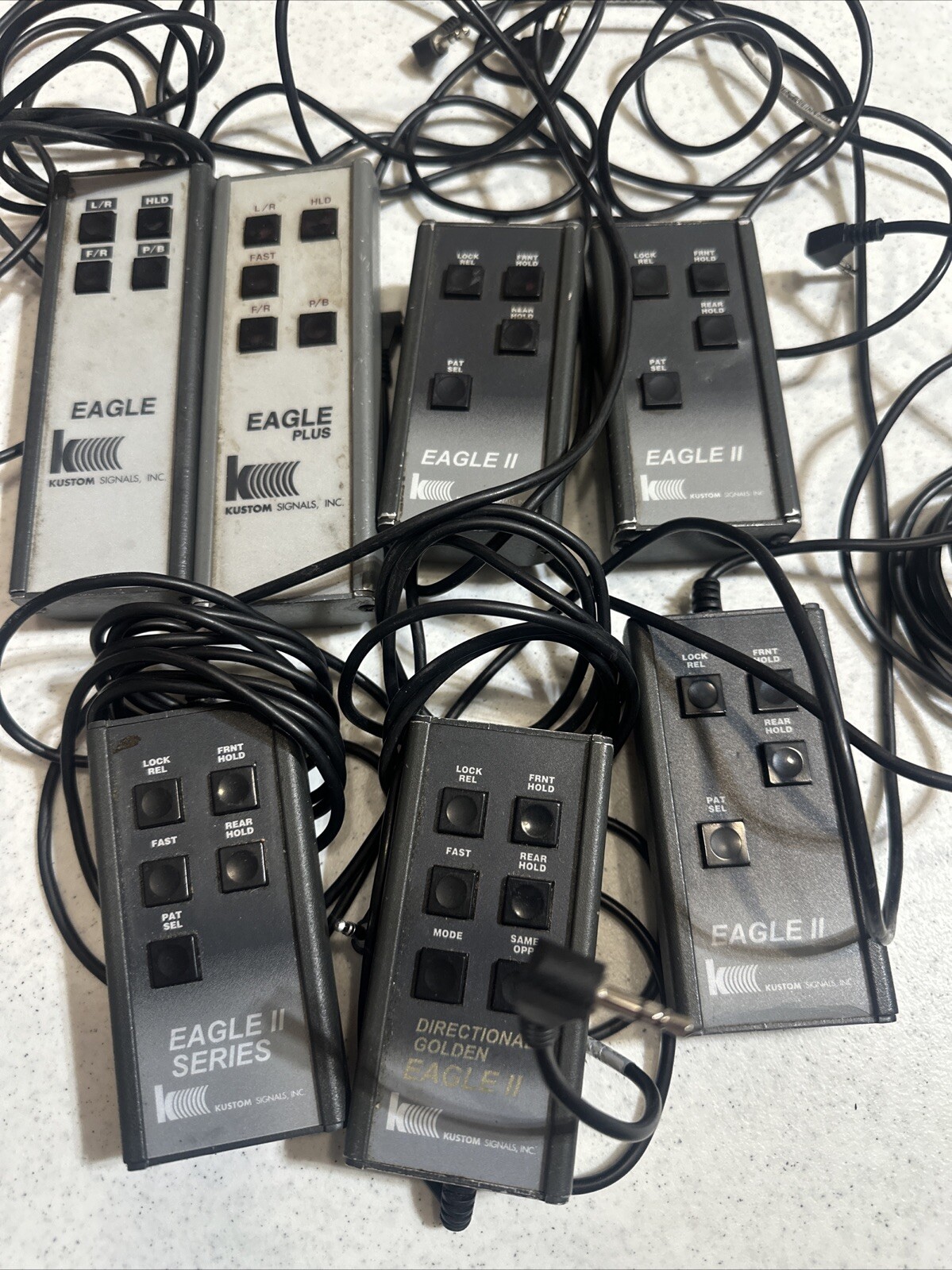 Kustom Signals Lot Of 7 Police Radar Remotes | eBay