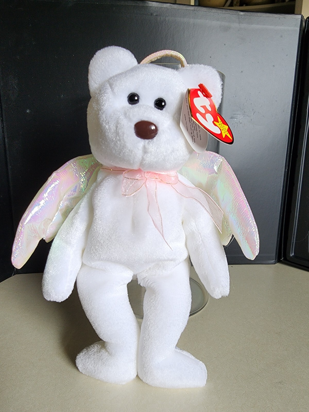 Ty Beanie Baby "Halo" Bear 1998 •Limited edition pare, Tag Errors, with Brown | eBay