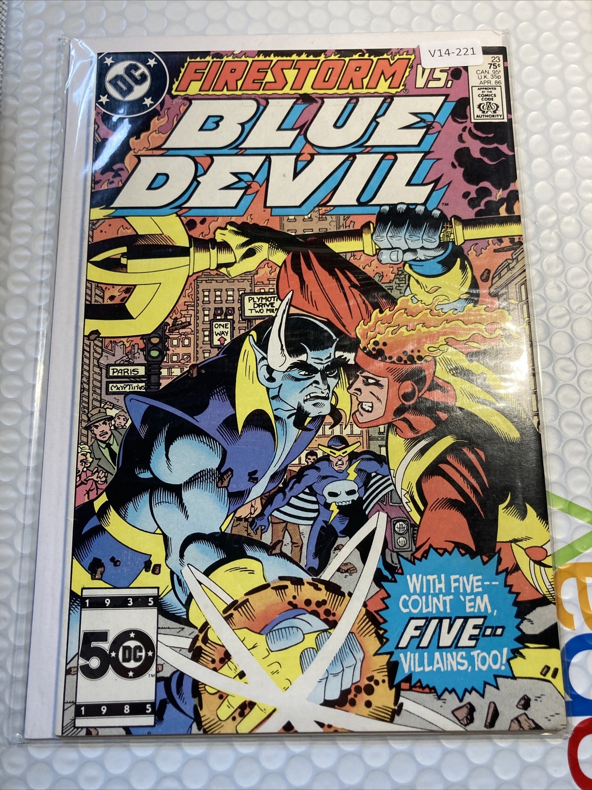 Firestorm Vs Blue devil DC 23 COMIC BOOK HIGHER GRADE 8.0 V14-221 | eBay
