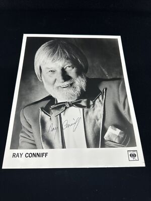 "American Bandleader" Ray Conniff Hand Signed 8x10 Black & White Photo ...