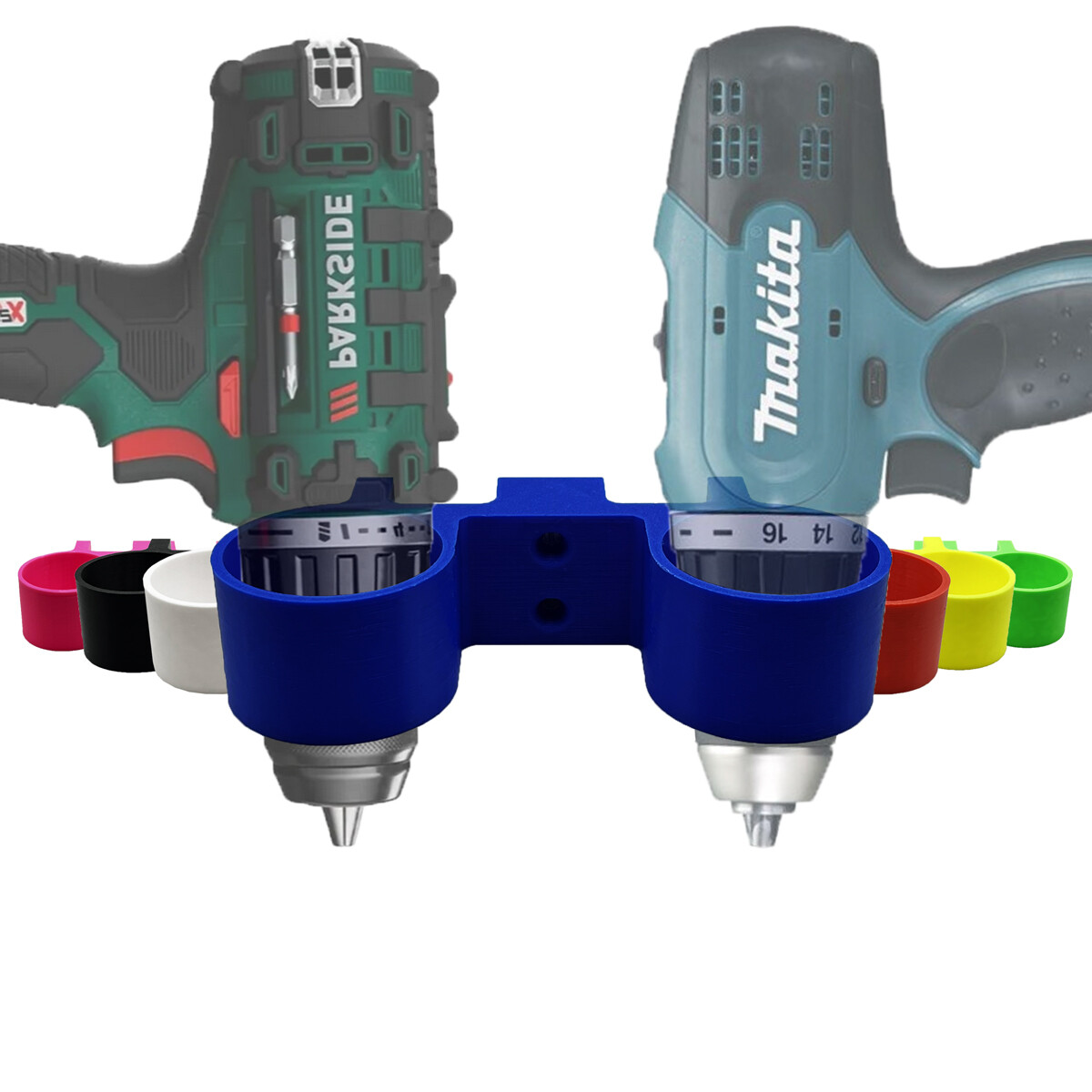 Akkuschrauber Wandhalter Doppelt Halterung Bosch Makita Metabo Ferrex ...