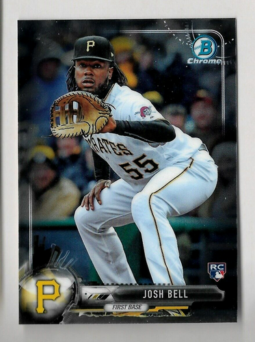 JOSH BELL 2017 BOWMAN CHROME ROOKIE RC CARD #70 PIRATES | eBay