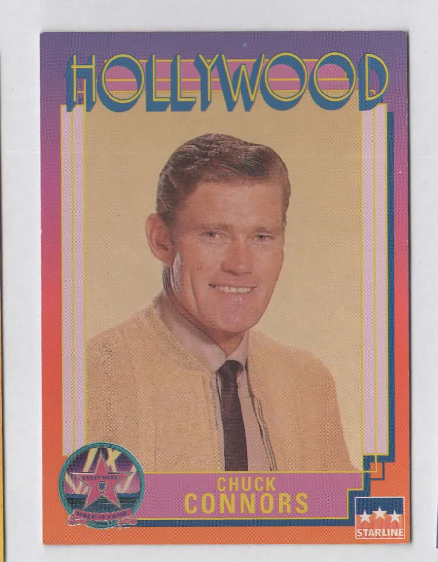 Chuck Connors Hollywood Walk of Fame Trading Card #75 NEW/UNCIRCULATED ...