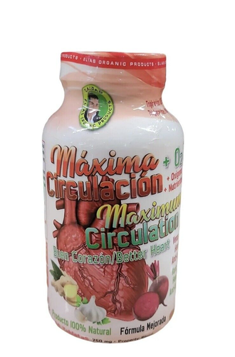 Pastillas Naturales para la circulacion/Maximum Circulation 60 Tablets ...