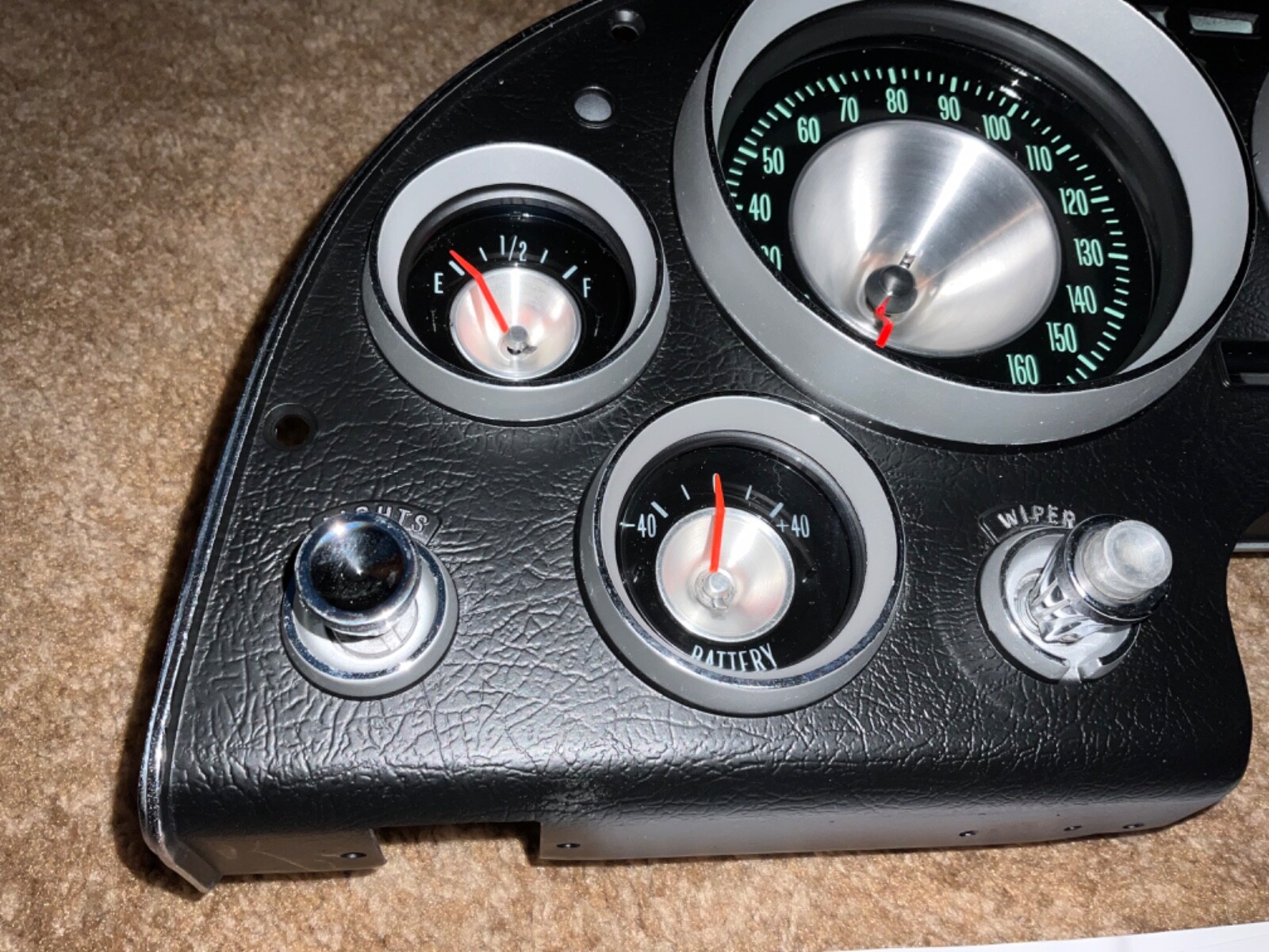 GM 1963 C2 CORVETTE DASH CLUSTER 340 360 HP SPEED WARNING BUZZER TACH ...