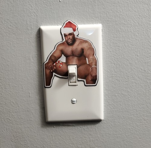 6PCS Barry Wood Meme Christmas Light Switch Sticker Housewarming Gag ...