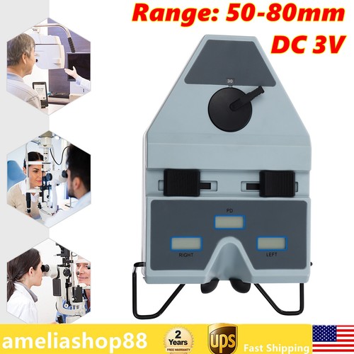 Optical Digital Pupilometer 50-80mm Pupil Distance Measure Device LCD ...