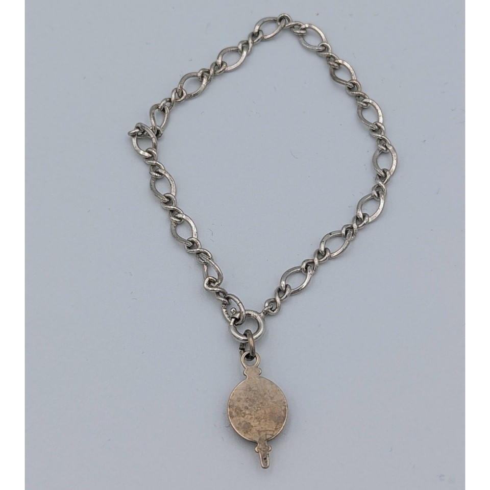 Vintage 1974 Senior Prom Charm Bracelet | FED Marked Chain | Blue Glass ...