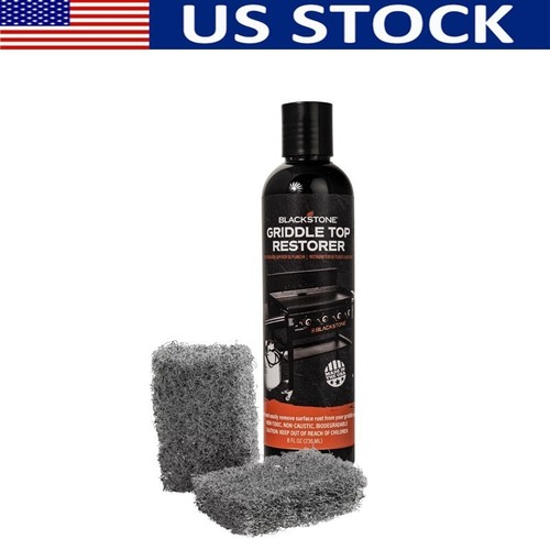 8 Oz Griddle Top Restoration Kit W/ Applicator Pads Removes Rust for ...